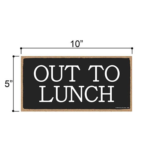 Printable Out To Lunch Sign