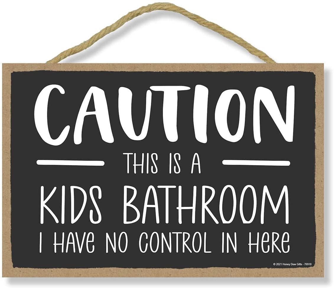 Kids Bathroom Sign