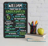 Reusable Photo Prop Signs First & Last Day of School Chalkboard Style ...